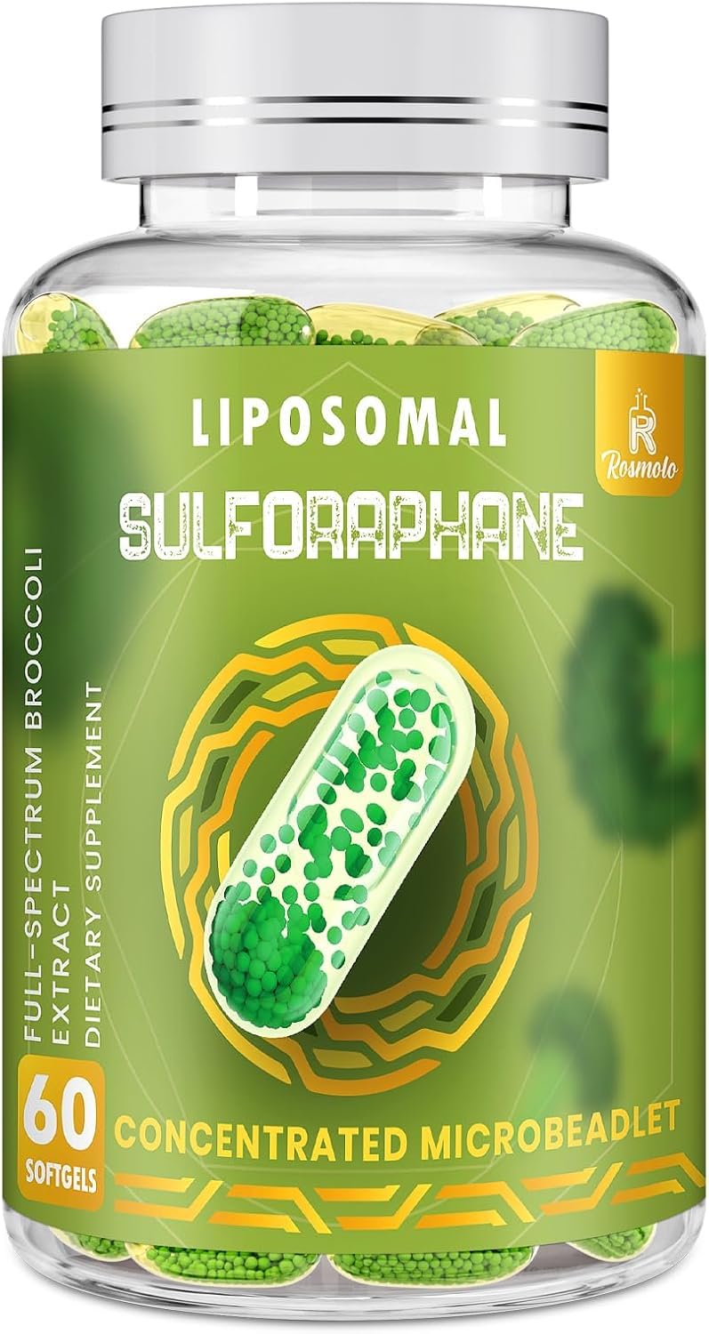 Amazon.com: 800 MG Liposomal Sulforaphane, Powerful Dual-Delivery for ...