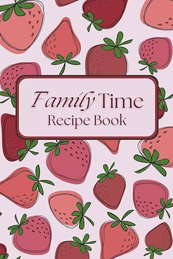 LIVE LOVELY Blank Recipe Book: Cookbook To Write Your Own Recipes, Pink ...