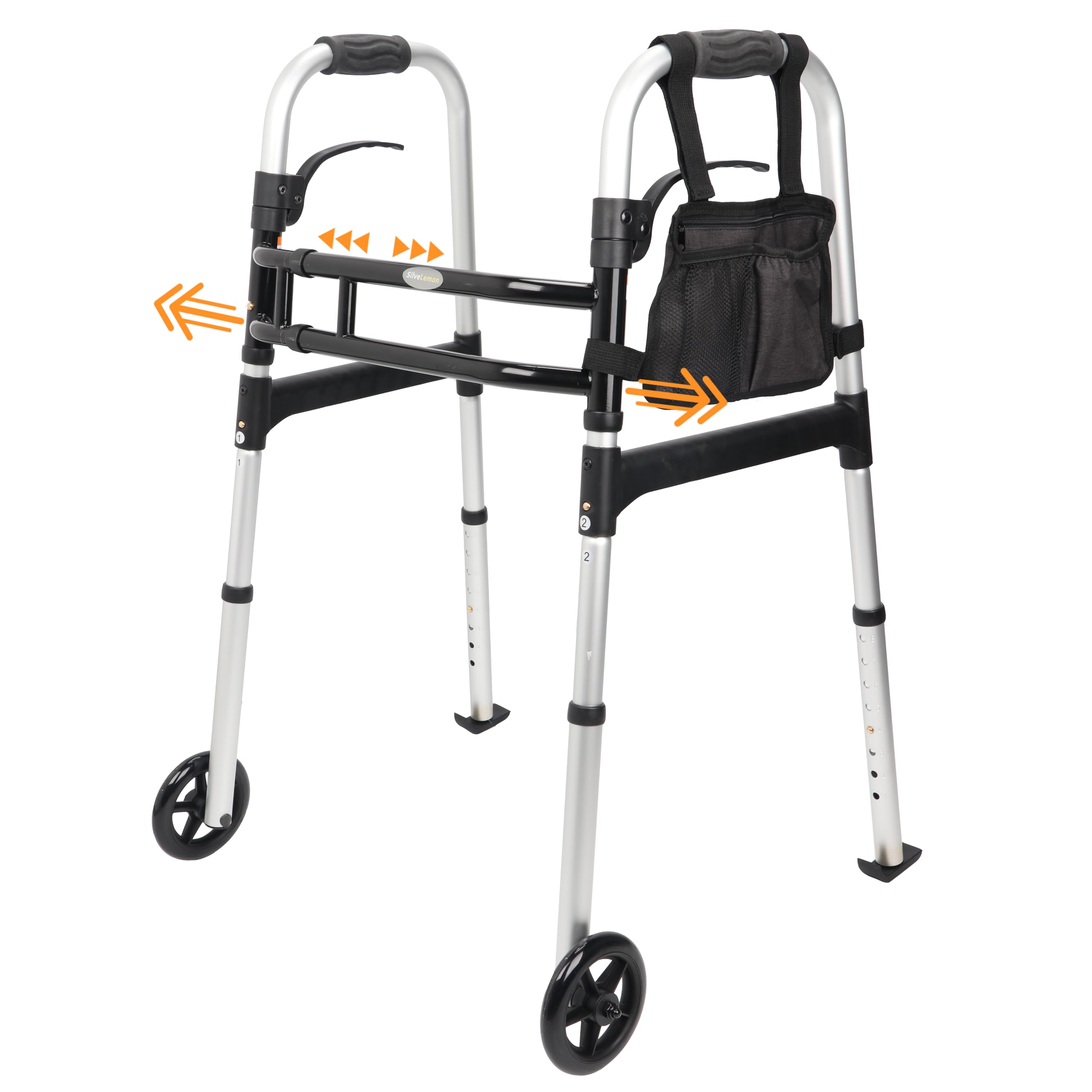 Amazon.com: Width Adjustable Lightweight Walkers for Seniors, Folding ...