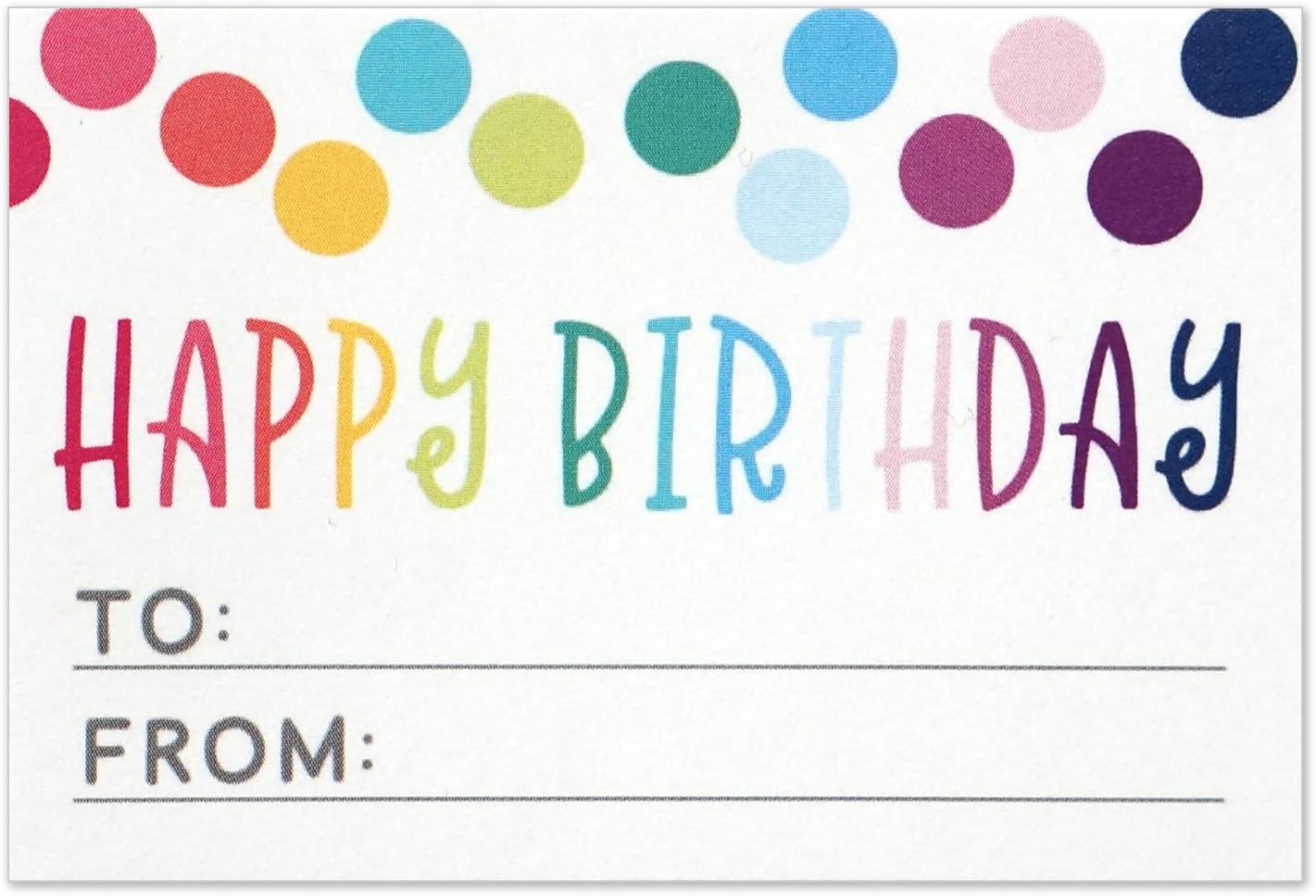 Adesivo Happy Birthday To From Para Etiquetas De Presente Adesivos De 