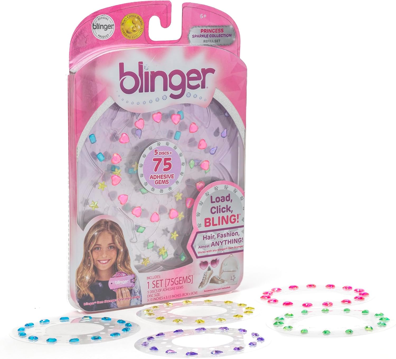 Amazon.com: blinger® Sparkle Collection Refill Pack - Princess | 5 ...