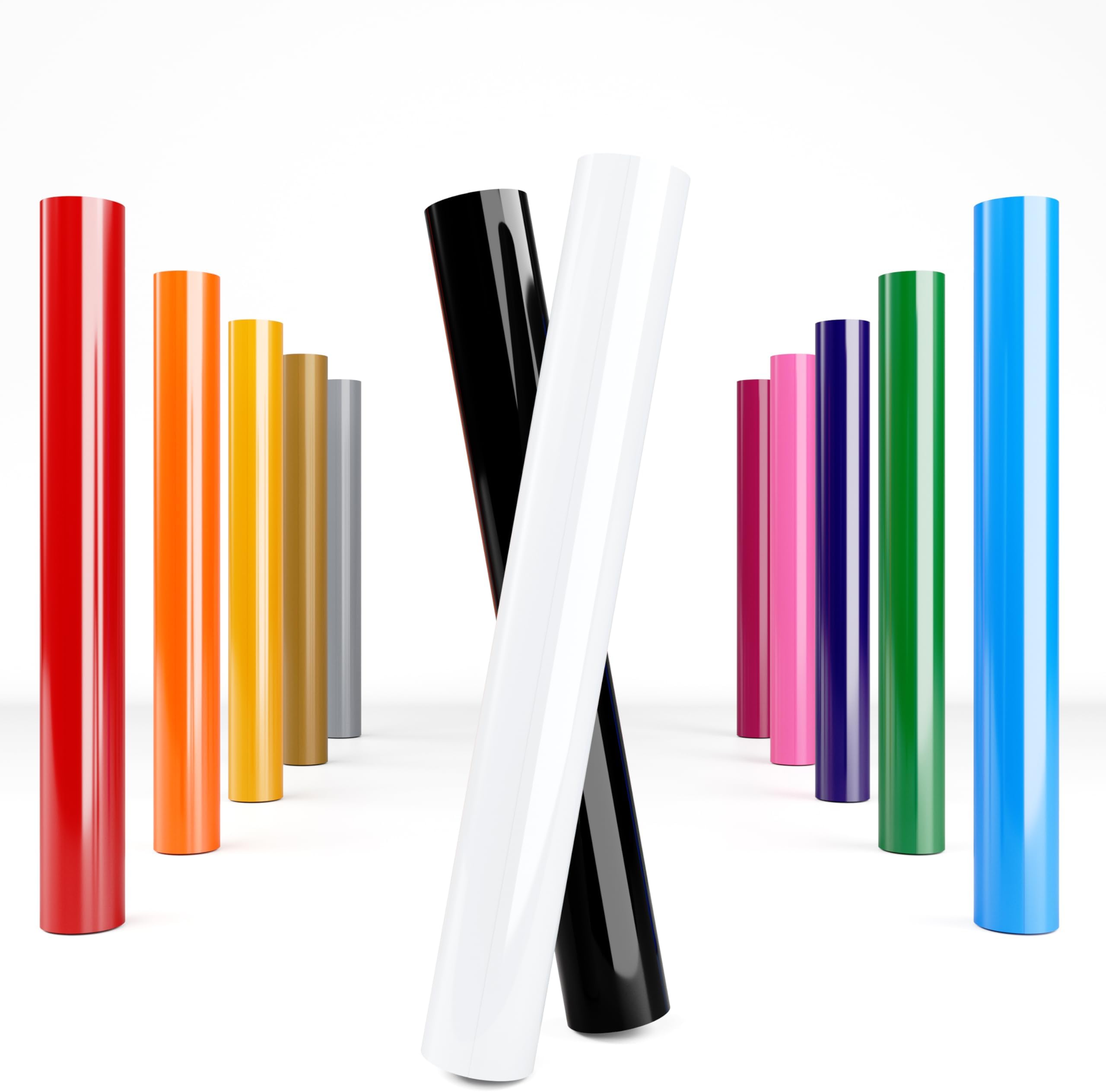 Amazon.com: JAVIGA Red HTV, 12" x 8ft Red Iron on Vinyl Compatible with ...