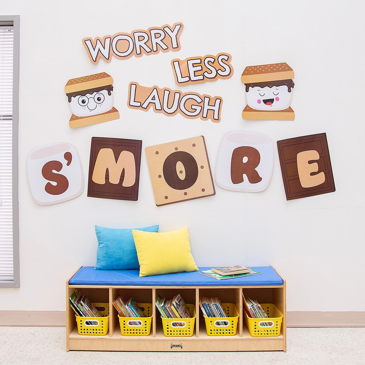 Amazon.com: Fun Express 10 Pieces Worry Less Laugh S’More Classroom ...