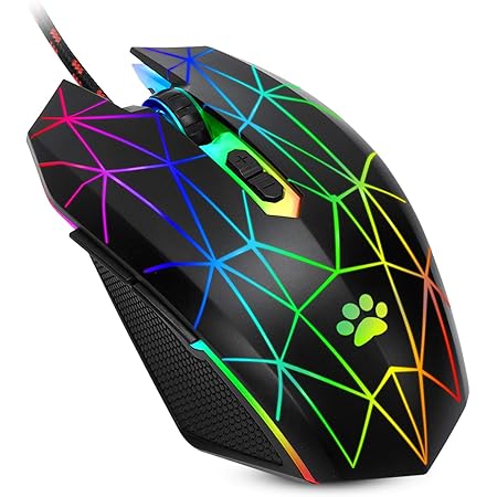 HP Wired RGB Gaming Mouse High Performance Mouse with Optical Sensor, 3 ...
