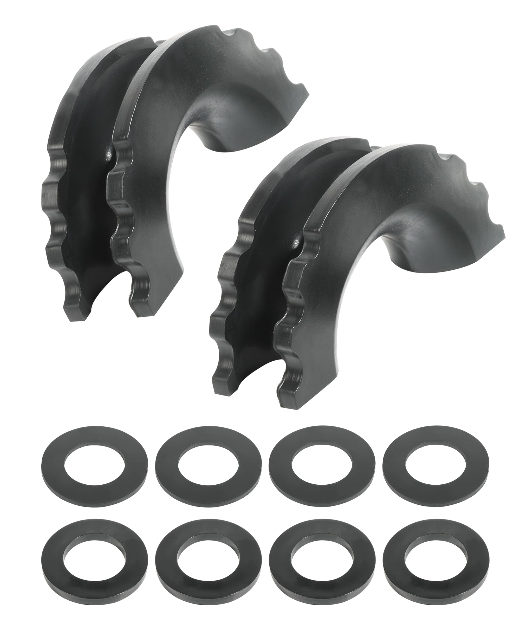 Amazon.com: ESEWALAS 2 Pcs D Ring Shackle Isolators Washers Kit,Car ...