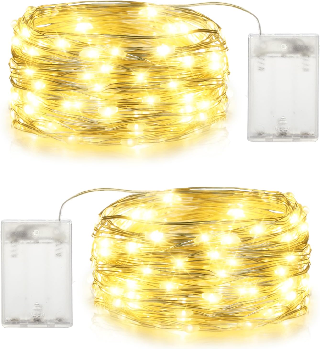 Amazon.com: Blingstar Fairy Lights Battery Operated Christmas Lights 2 ...
