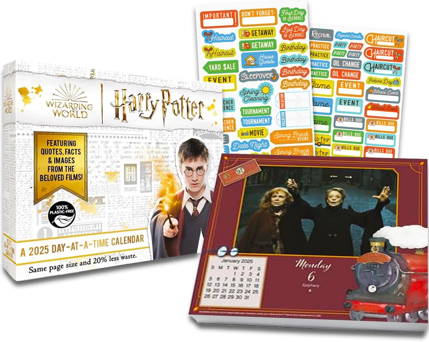 Amazon.com: Harry Potter Calendar 2025 - Deluxe 2025 Harry Potter Day ...