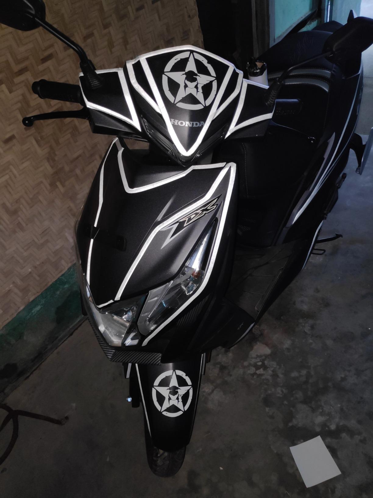 ARWY Vinyl Star Car Bike Sticker, 0.11 x 4.52 x 4.52 Inches, White ...