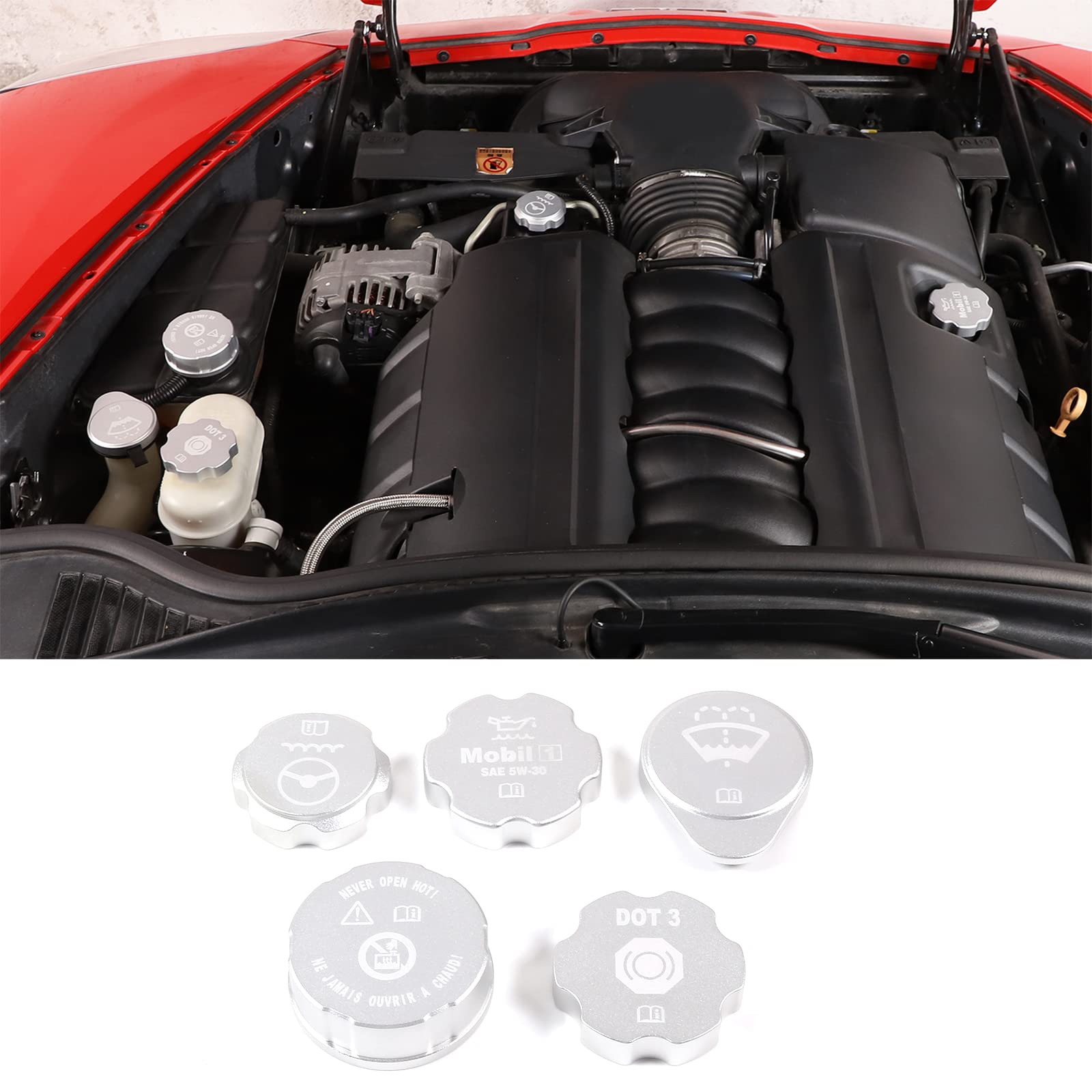 Amazon.com: Engine Oil Fuel Cap for Chevy Corvette C6 2005-2013 ...
