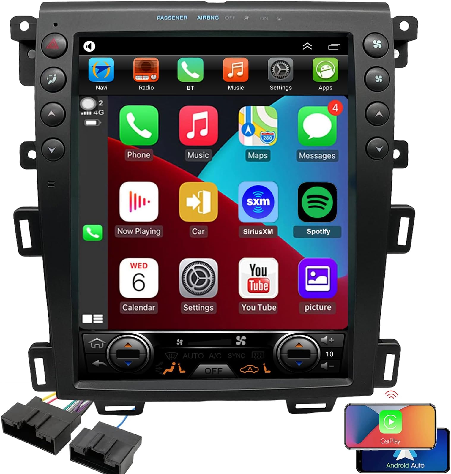 Amazon.com: for Ford Edge Radio Upgrade 2015 2016 2017 2018 2019 2020 ...