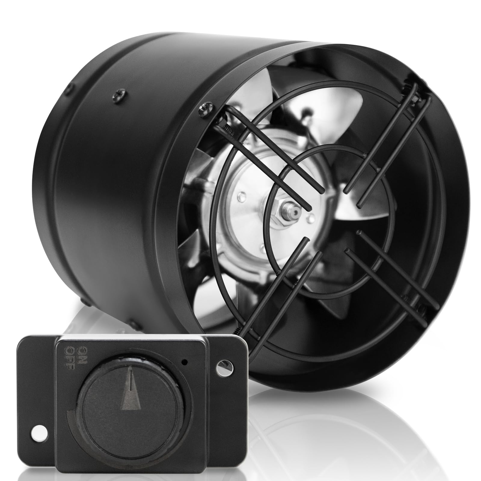 Buy JAOGAUS6 Inch Inline Duct Fan, Inline Extractor Fan with PWM ...