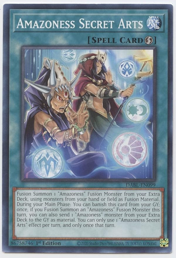 Amazon.com: Yu-Gi-Oh! Amazoness Secret Arts - DABL-EN099 - Common - 1st ...