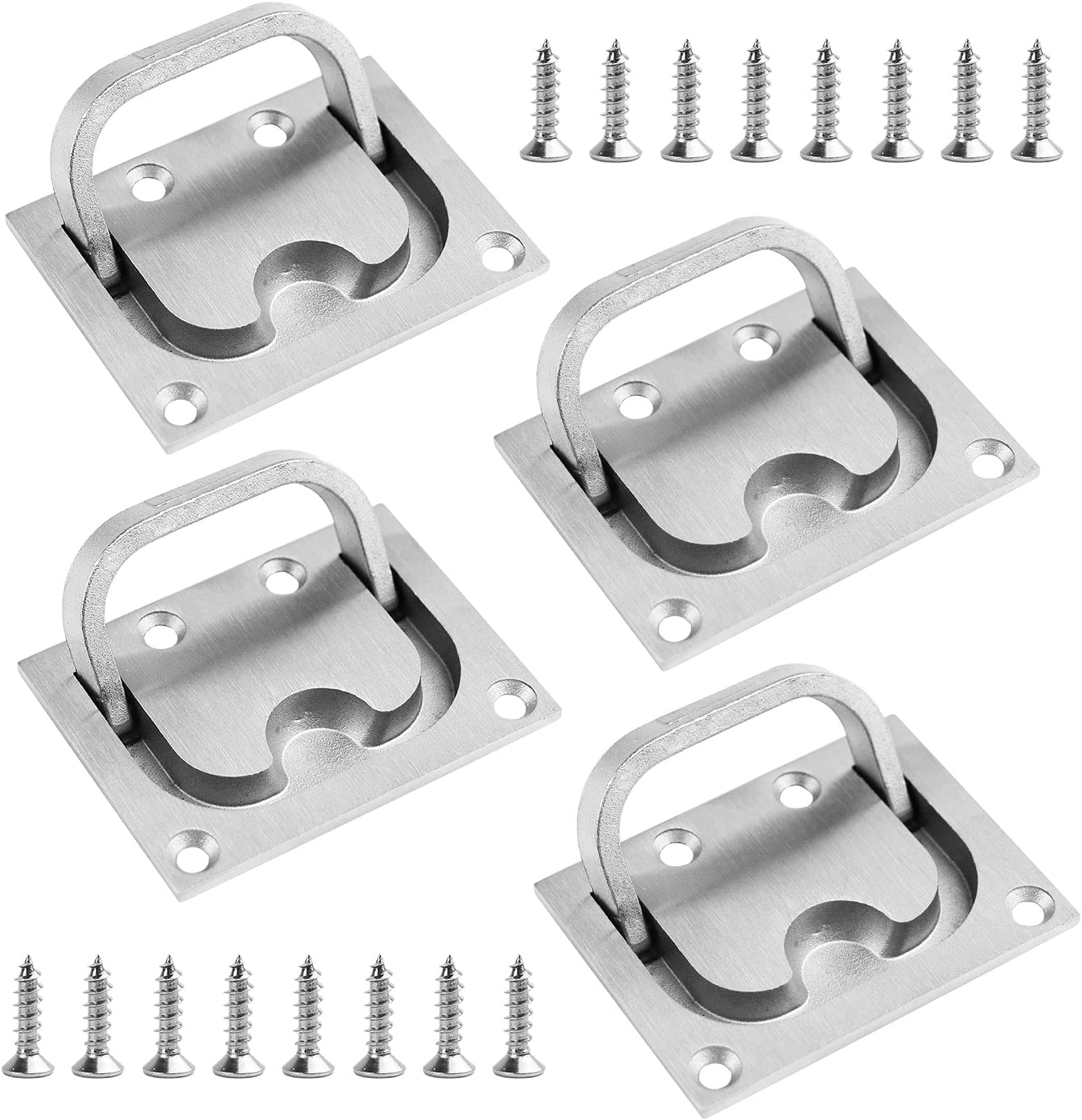 HOME MASTER HARDWARE 3-1/2 inch Pull Ring Handle Toolbox Lifting Door ...