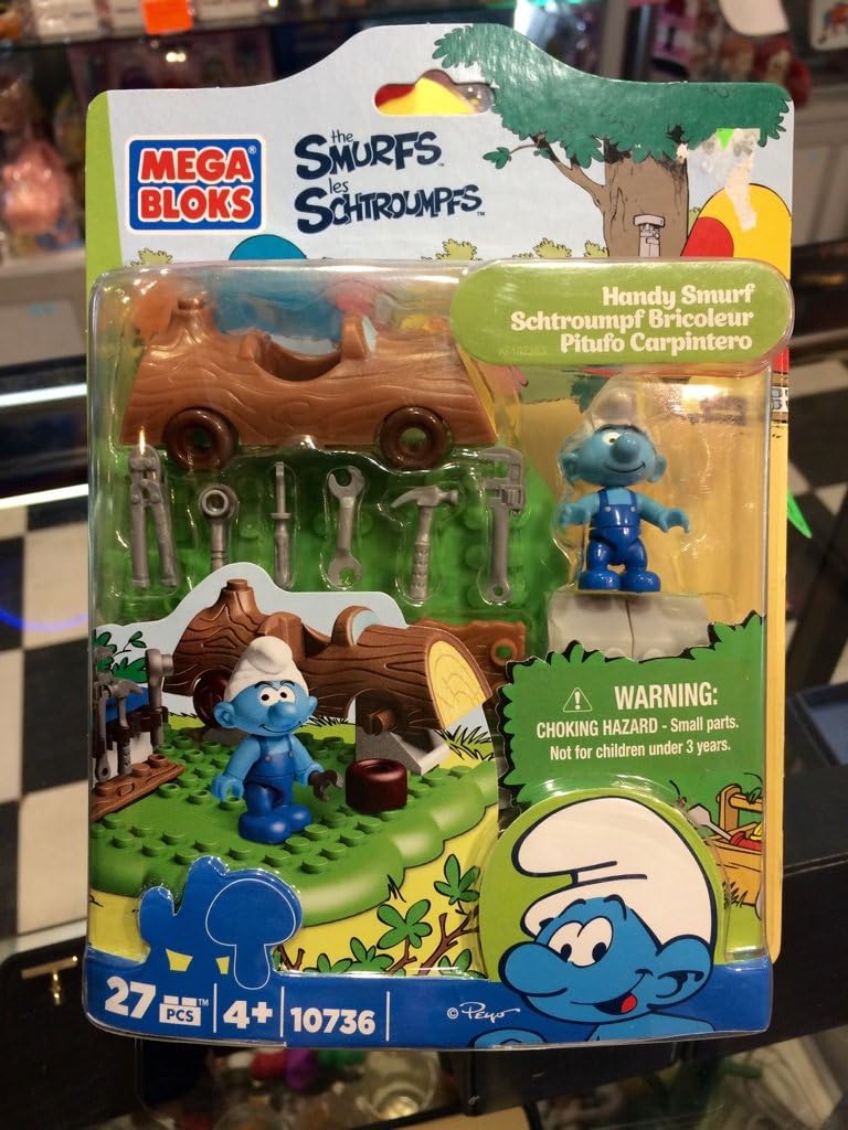 The Smurfs Mega Bloks Set # 10736 Handy Smurf : Amazon.it: Giochi e ...