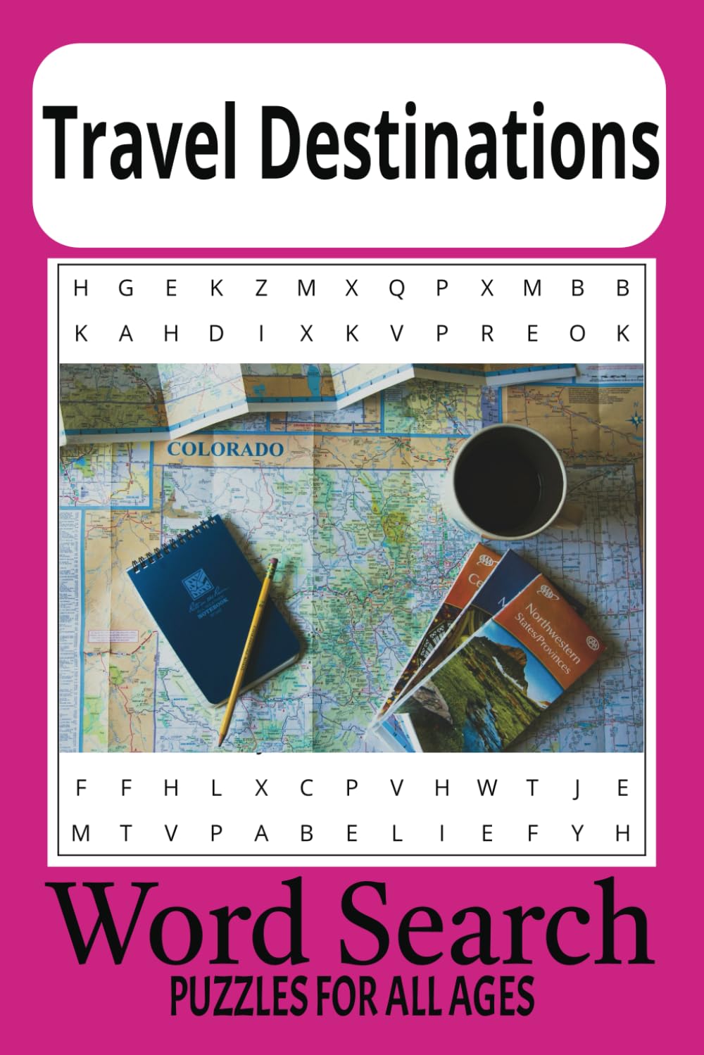 Amazon.com: Travel Destinations Word Search Puzzle Book: Word Searches ...