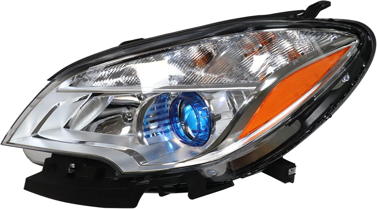 Amazon.com: YUYANSHOP Halogen Headlight Assembly w/side LED Replacement ...