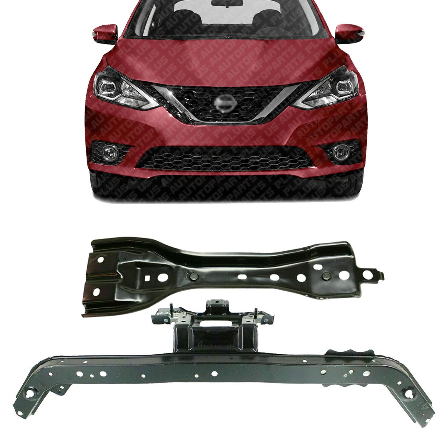 Amazon.com: US AUTO PARTS PLUS New Front Radiator Support Upper Tie Bar ...