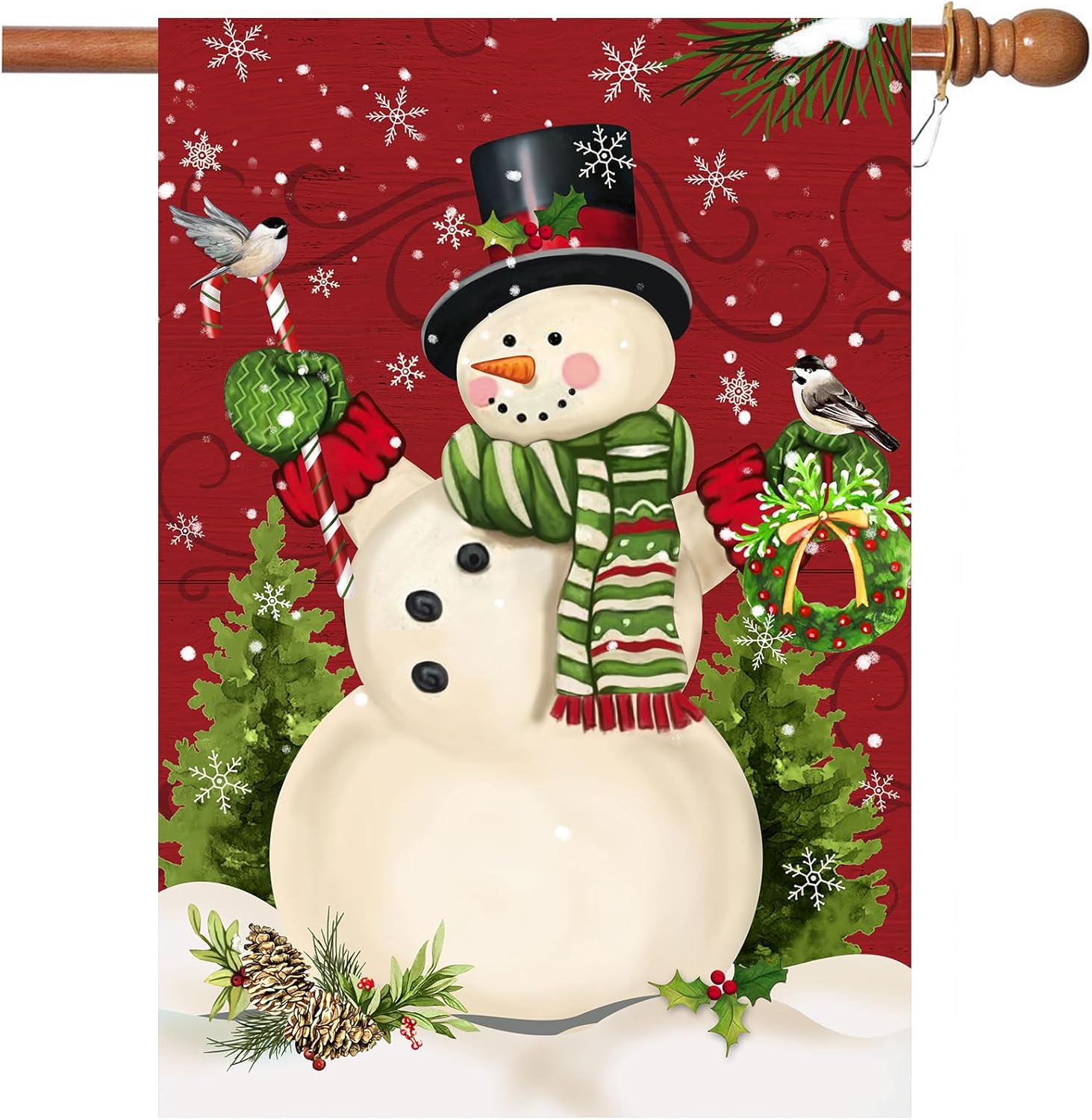 Amazon.com : Christmas Flags,Christmas Garden Flags House Flags 28 x 40 ...