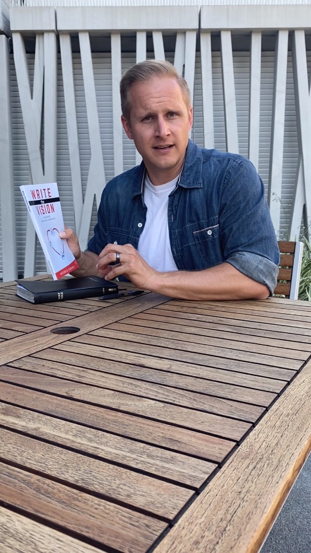 Watch Write the Vision Book Introduction on Amazon Live