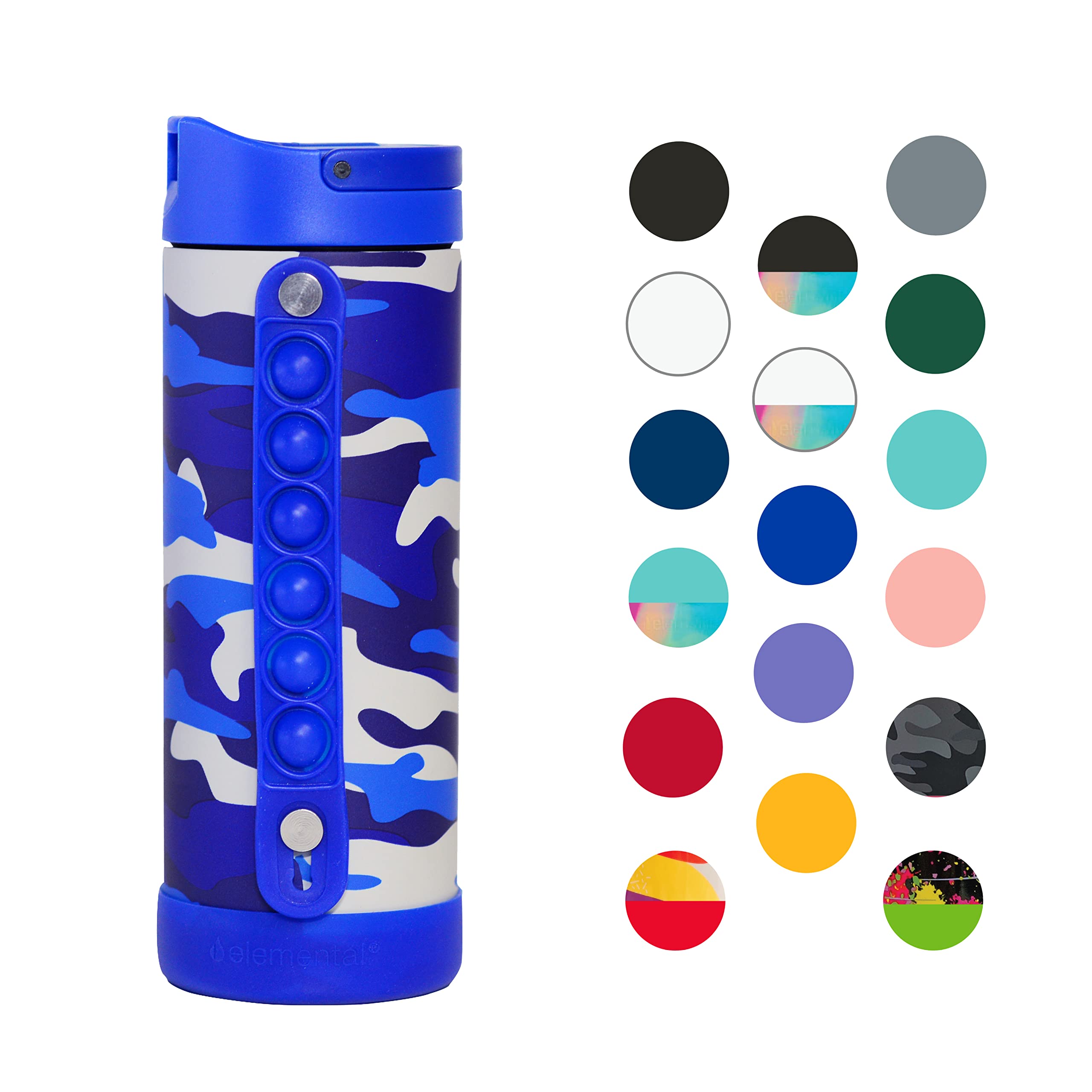Snapklik.com : Elemental Iconic Kids Insulated Water Bottle