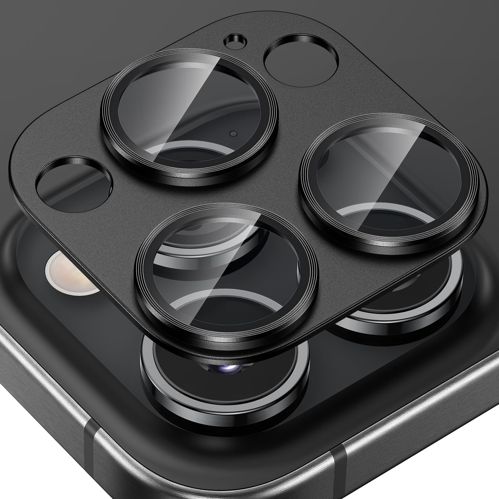 Tensea for iPhone 16 Pro/iPhone 16 Pro Max Camera Lens Protector, Metal ...