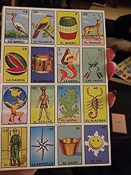 Amazon.com: Loteria Mexican Bingo Game Kit - Loteria Bingo Game for 20 ...