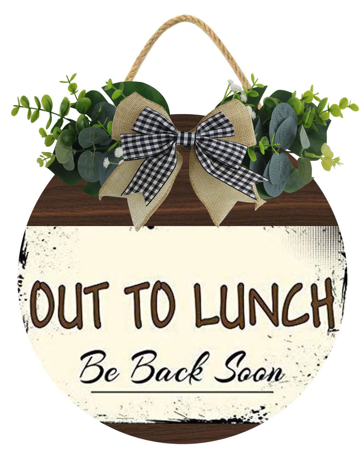 Out To Lunch Sign For Office Door