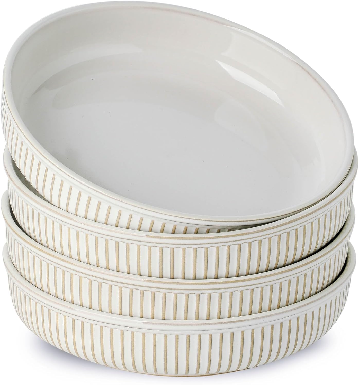 Amazon.com | Howise 8" Large Pasta Bowls, 30 Ounces Salad Bowls Large ...