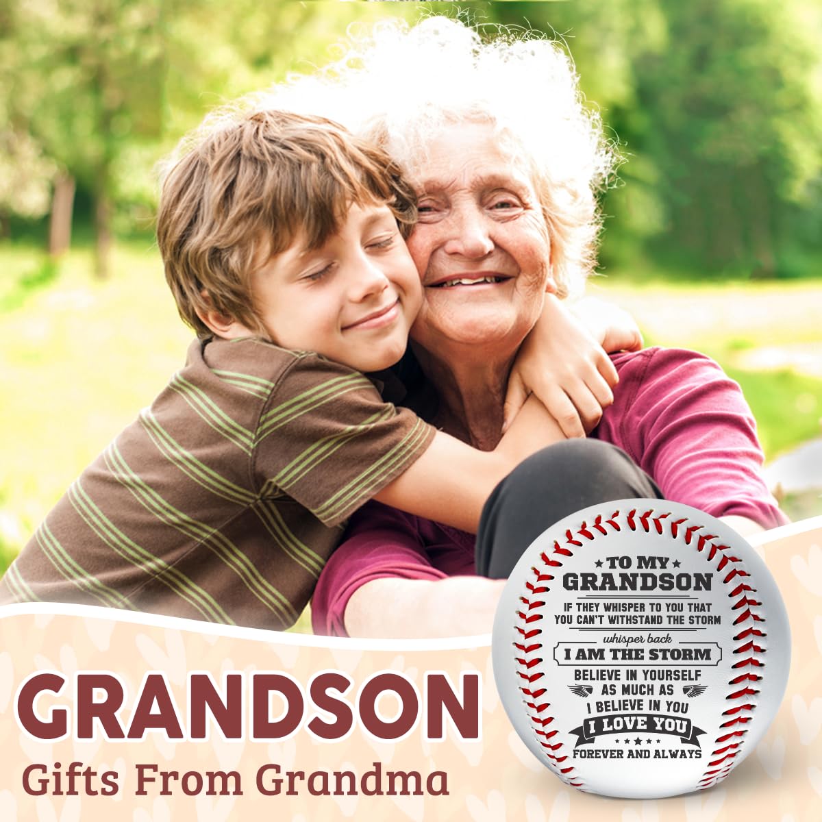 Snapklik.com : To My Grandson Baseball, Gifts For Boys 8-12-14 ...