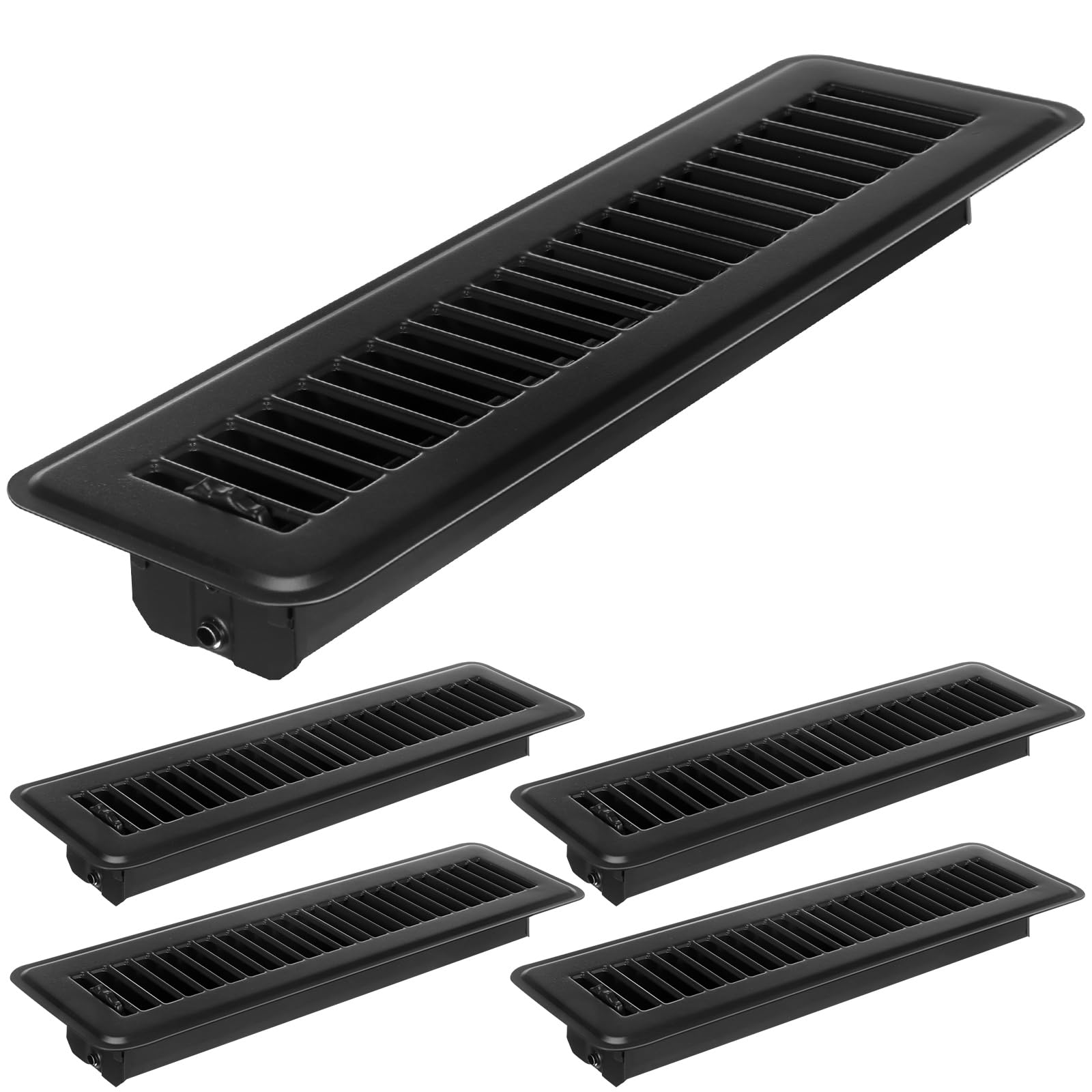 Snapklik.com : Tandefio 4 Pcs 2" X 12" Floor Register Vent Covers Metal ...