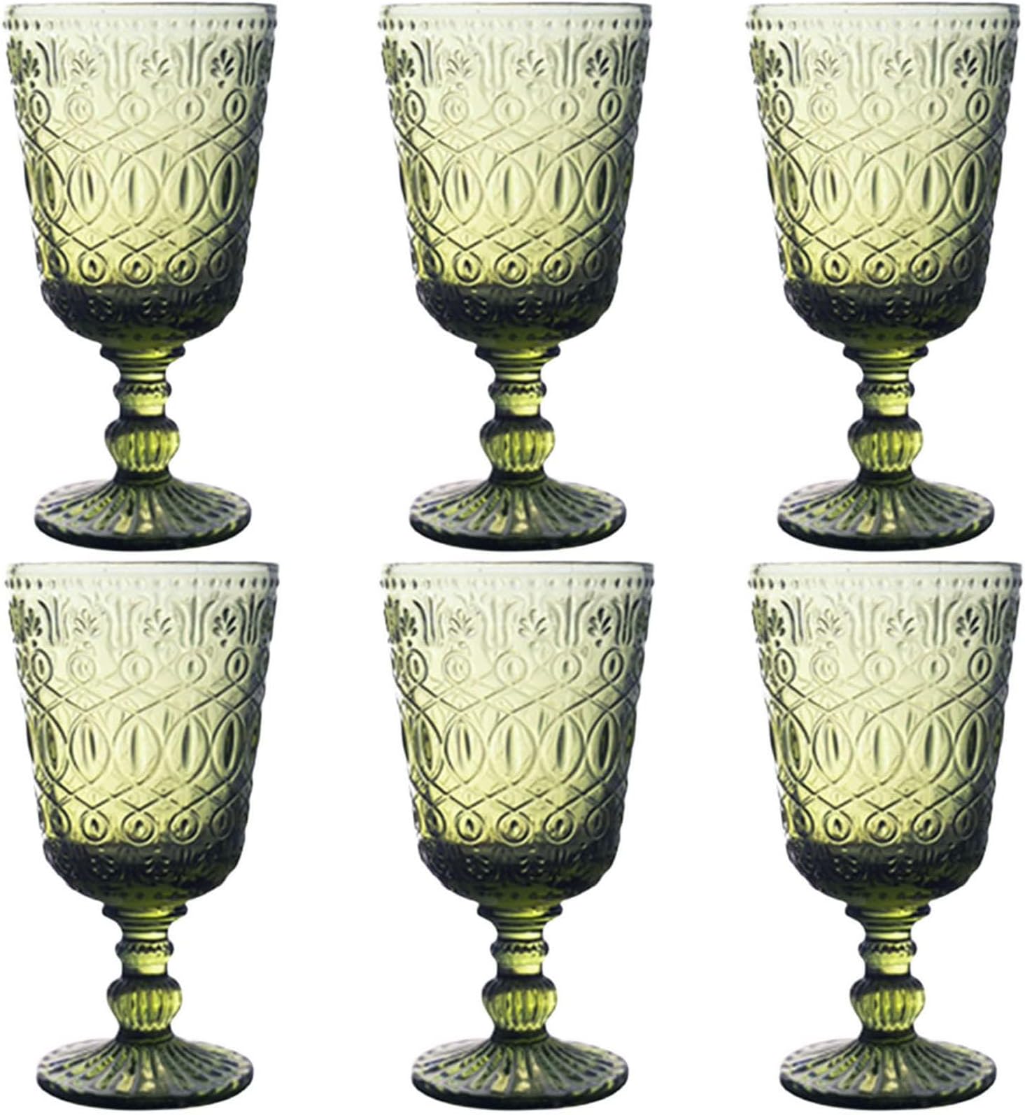 Amazon.com | WHOLE HOUSEWARES | Colored Amber Drinking Glasses | Amber ...