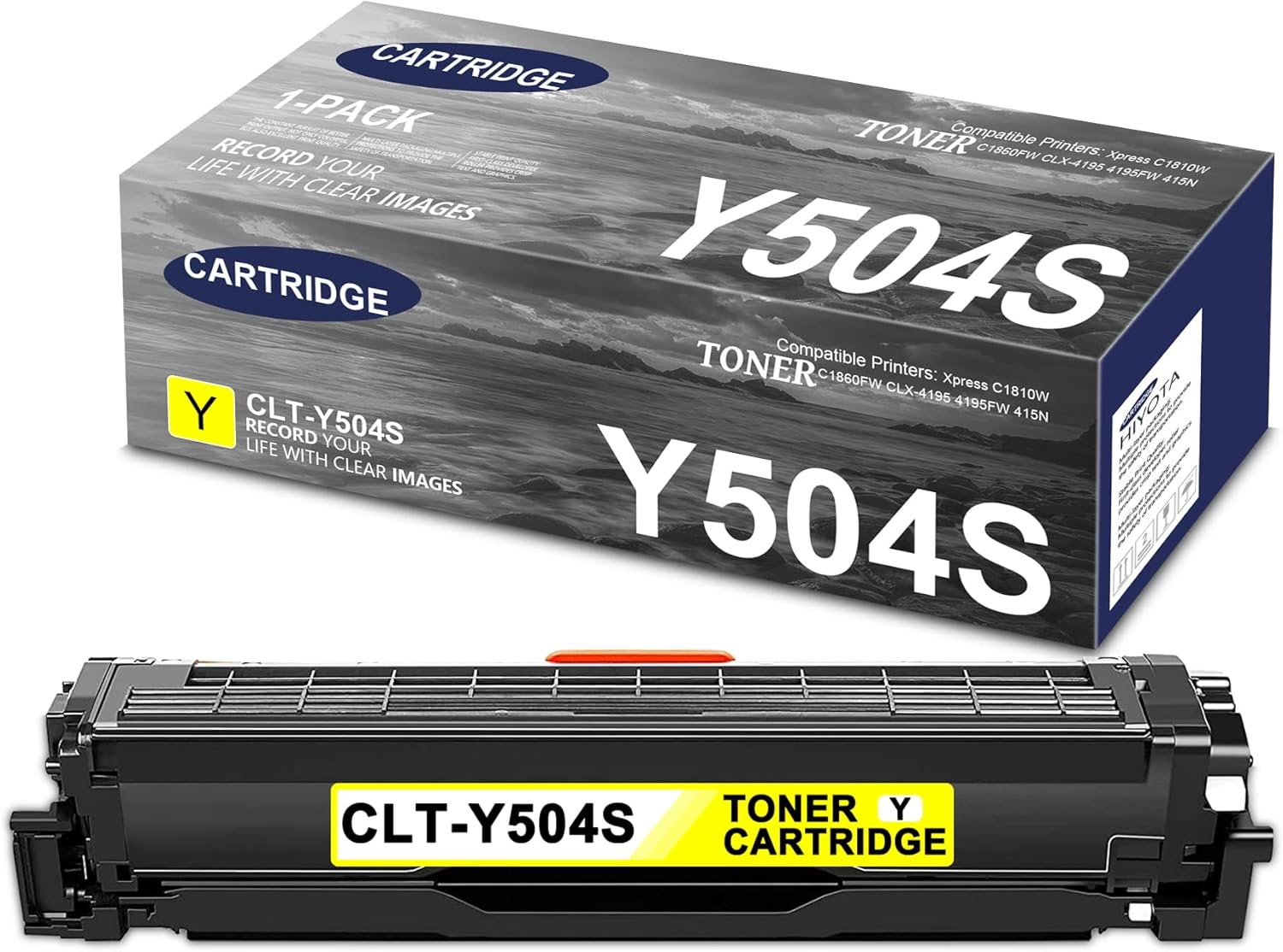 Amazon.com: HIYOTA Compatible 504S CLT-Y504S Toner Cartridge Yellow Replacement for Samsung CLT ...