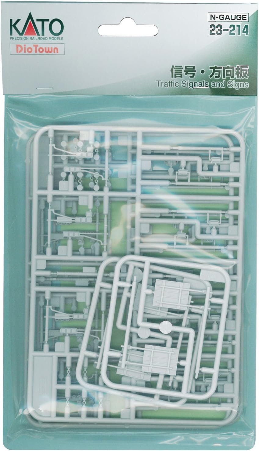 Amazon.com: Kato 23-214 N Scale Traffic Signals and Signs UniTrack ...