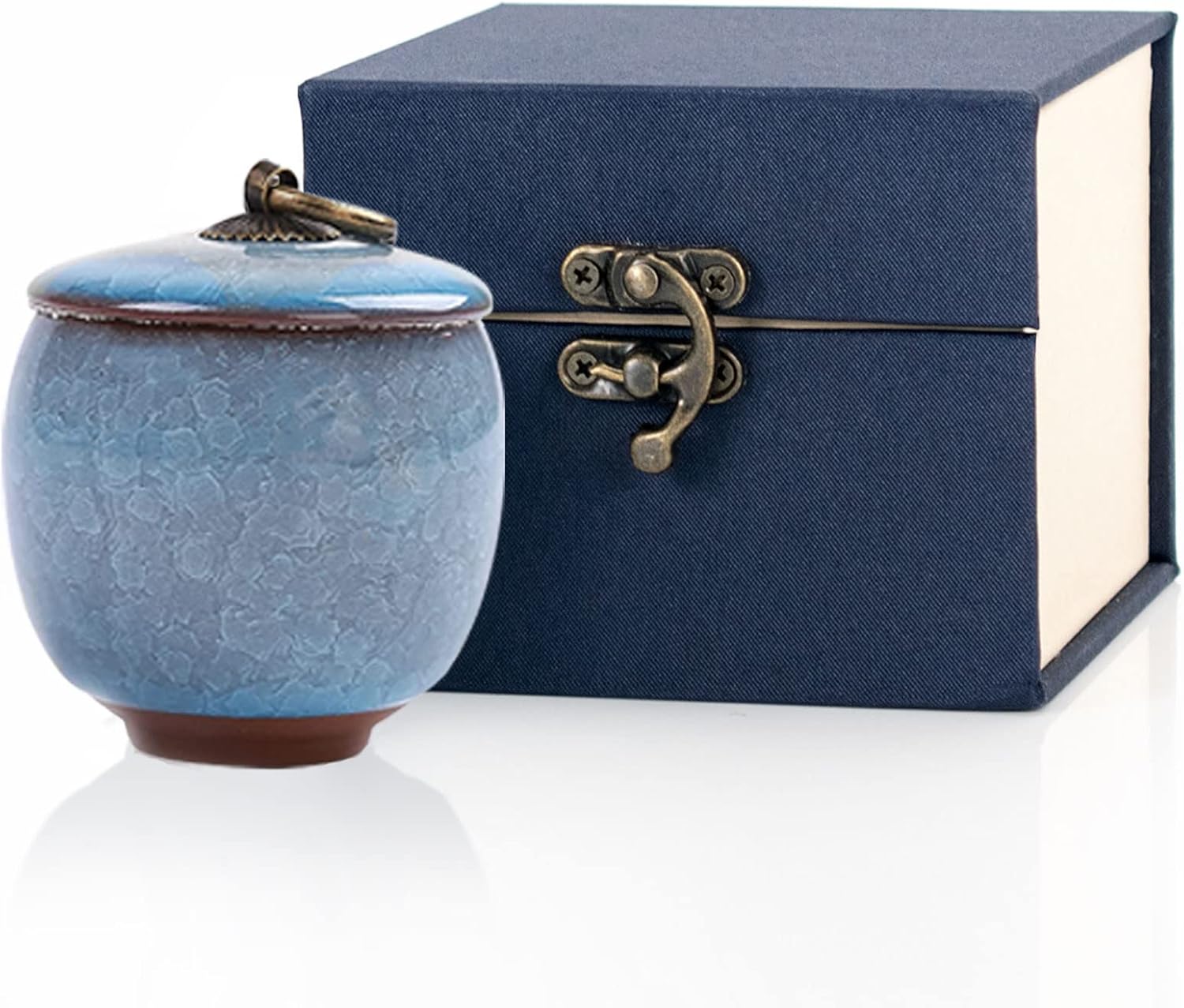 Mini Ashes Urns, Ceramic Memorial Small Urns, Hold 5.5 Cubic Inches of ...