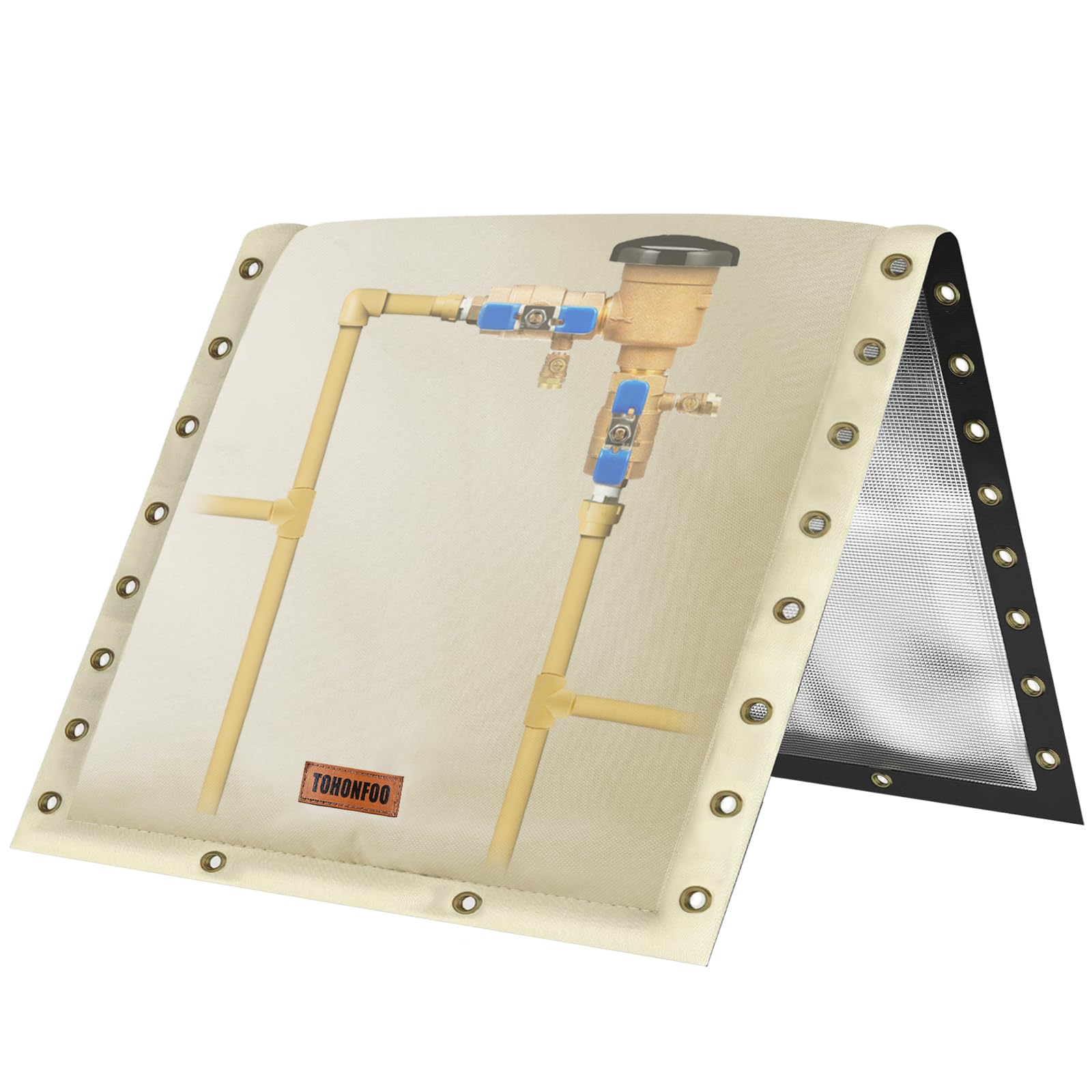 Snapklik.com : 3-Way Opening Backflow Preventer Pipe Insulation Cover