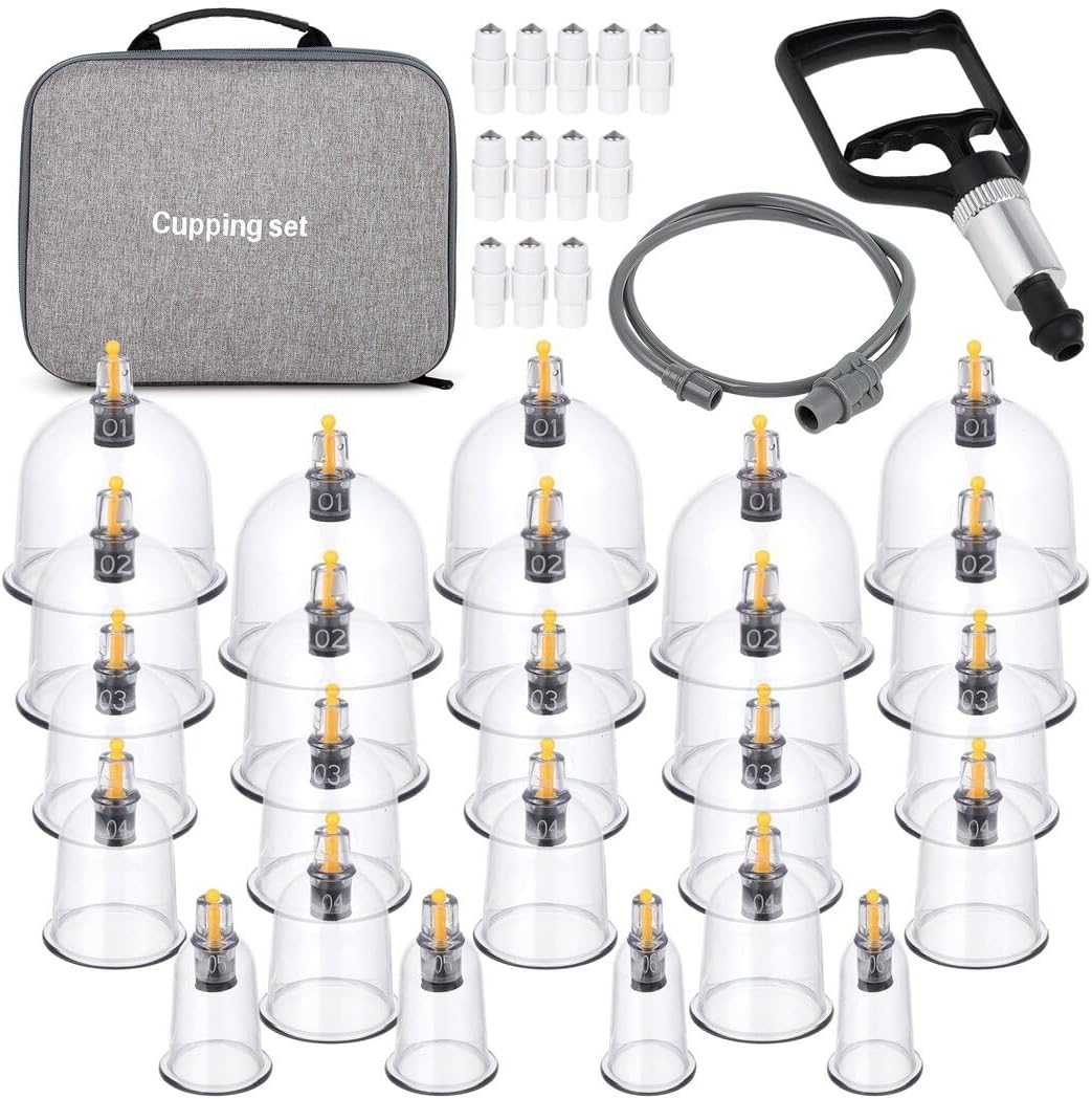 Amazon.com: Kangzhu KANGZHU24 24-Cup Biomagnetic Chinese Cupping ...