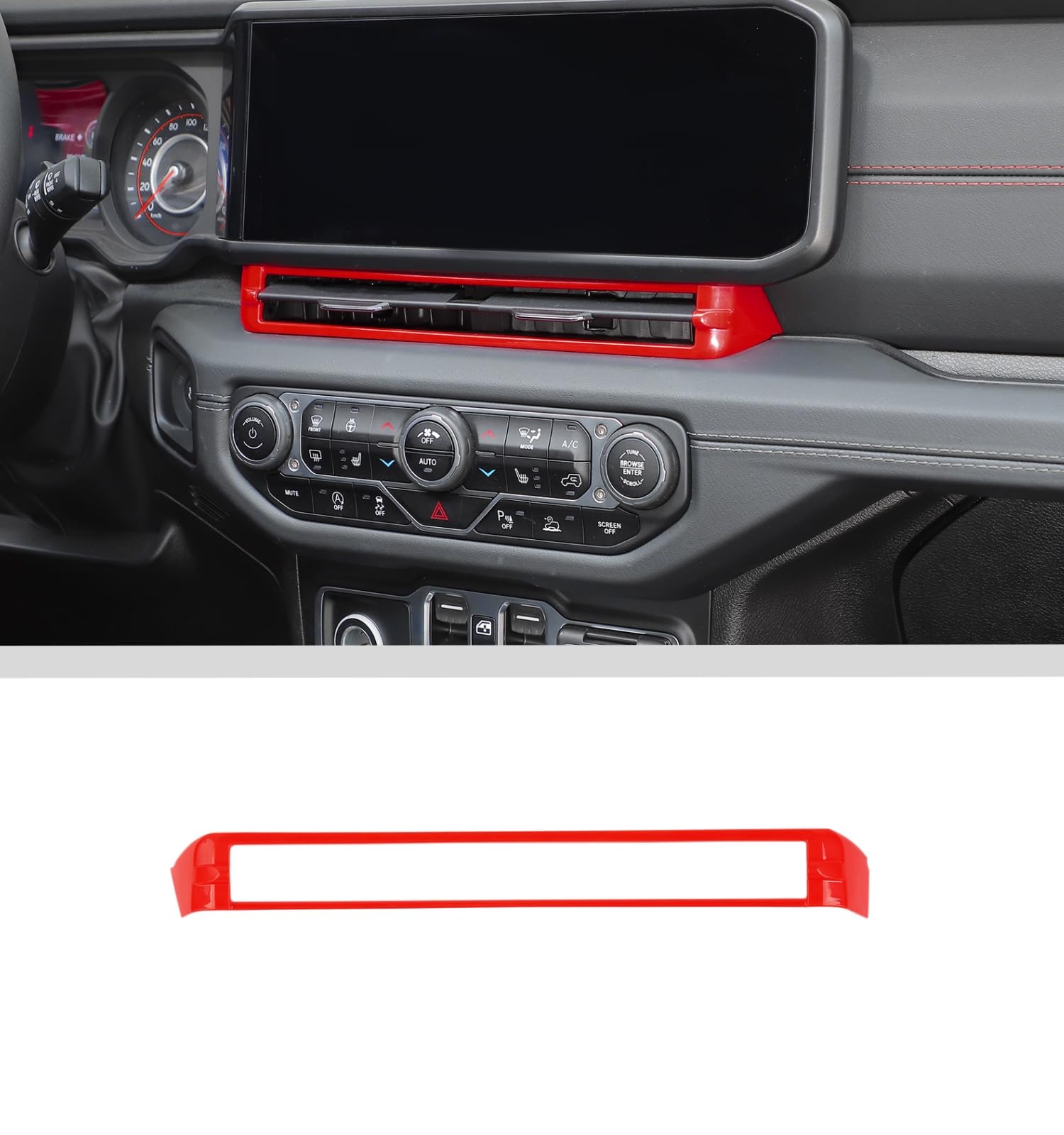 Snapklik.com : For Jeep JL Center Console Dashboard Vent Air Outlet ...
