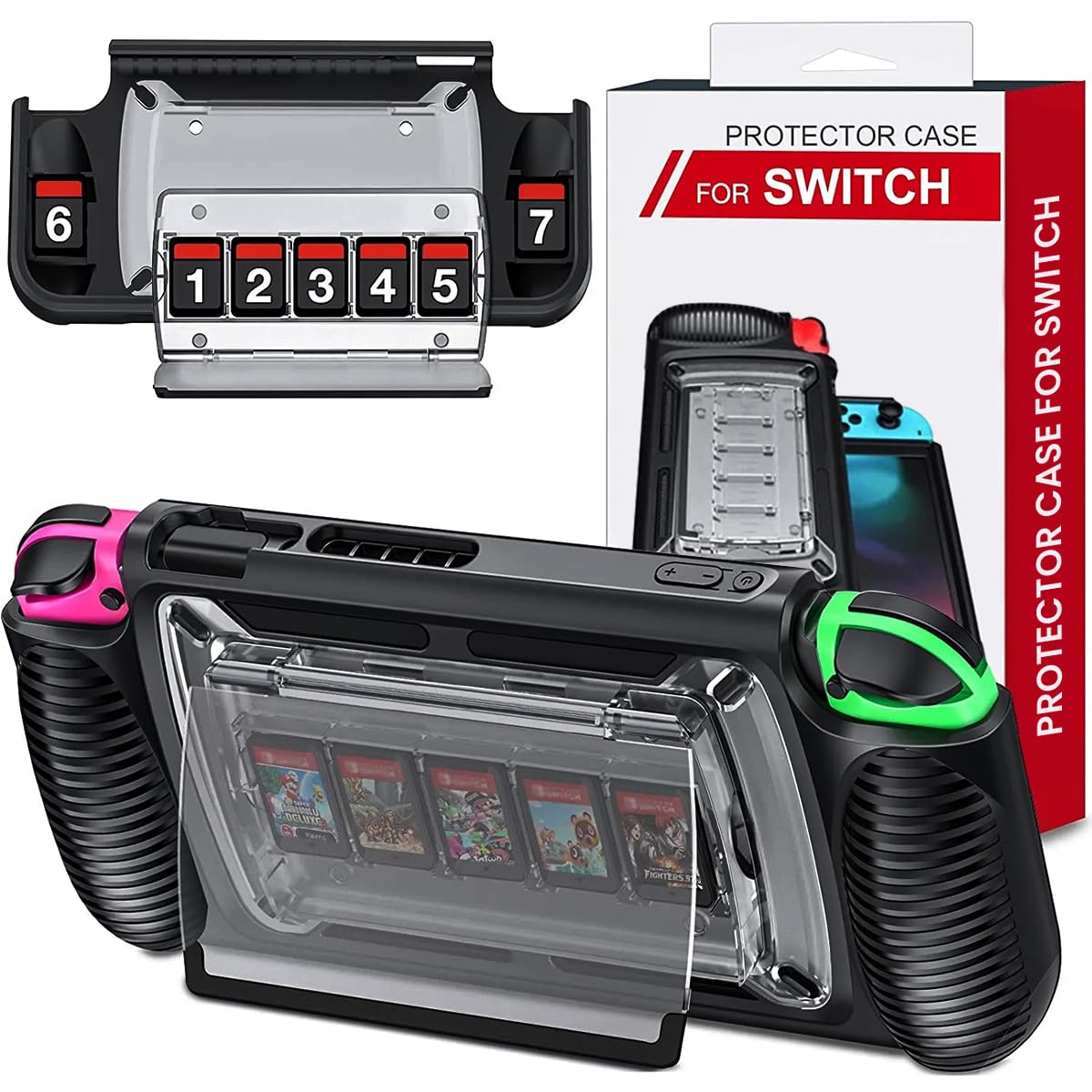 ZORBES® Protective Case for Nintendo Switch, Grip Case for Switch 2 in ...