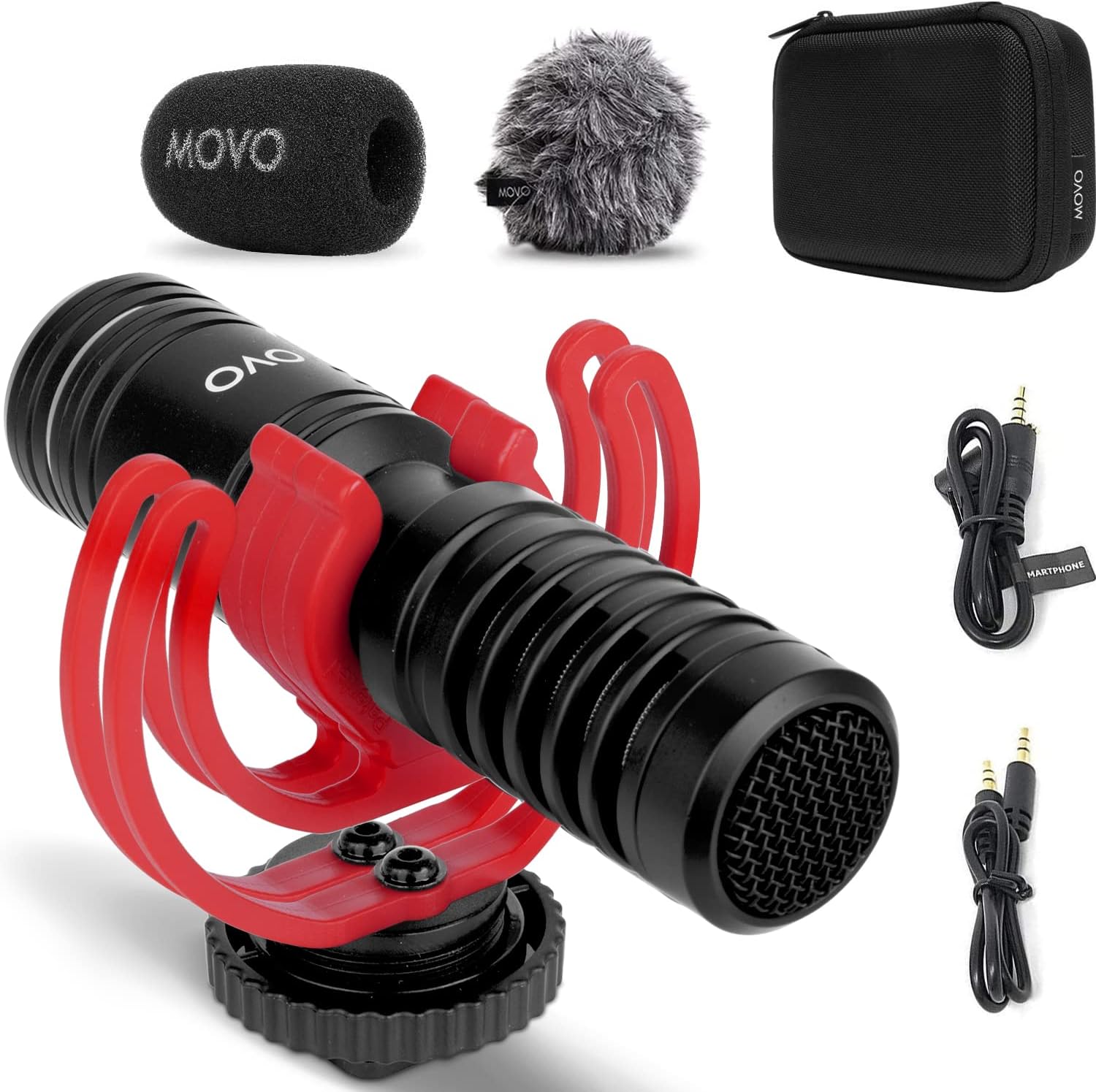 Amazon.com: BOYA by-MM1 On-Camera Shotgun Microphone for iPhone ...