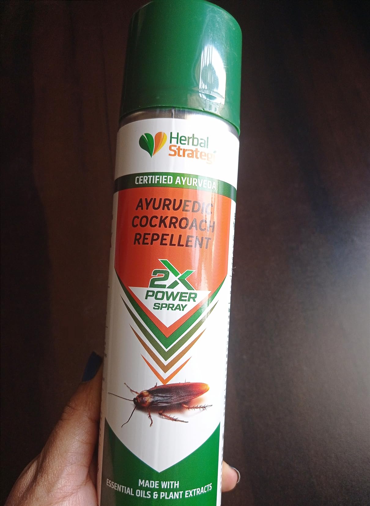 Herbal Strategi Cockroach Repellent Aerosol Spray - Natural, Vegan ...