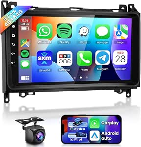 8 Core 4G + 64G Car Radio Android 15 for Mercedes Benz W906 Sprinter ...