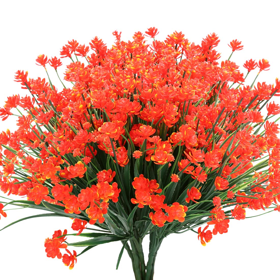 Amazon.com: URSTOUD Artificial Flowers,Fake Greenery Faux Plastic ...