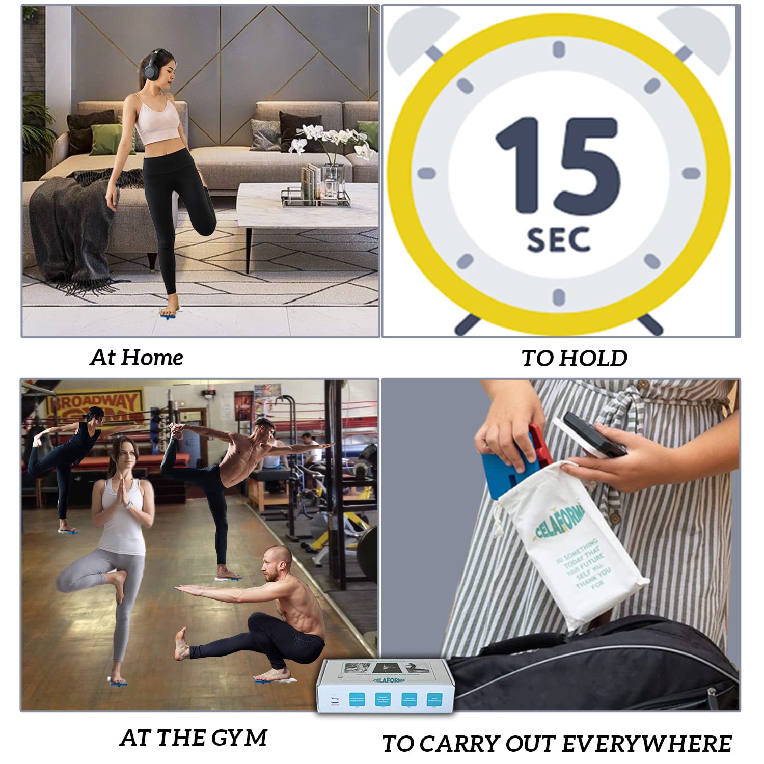 Snapklik.com : Ankle Foot Exerciser 4 Single Leg Balance Boards For ...