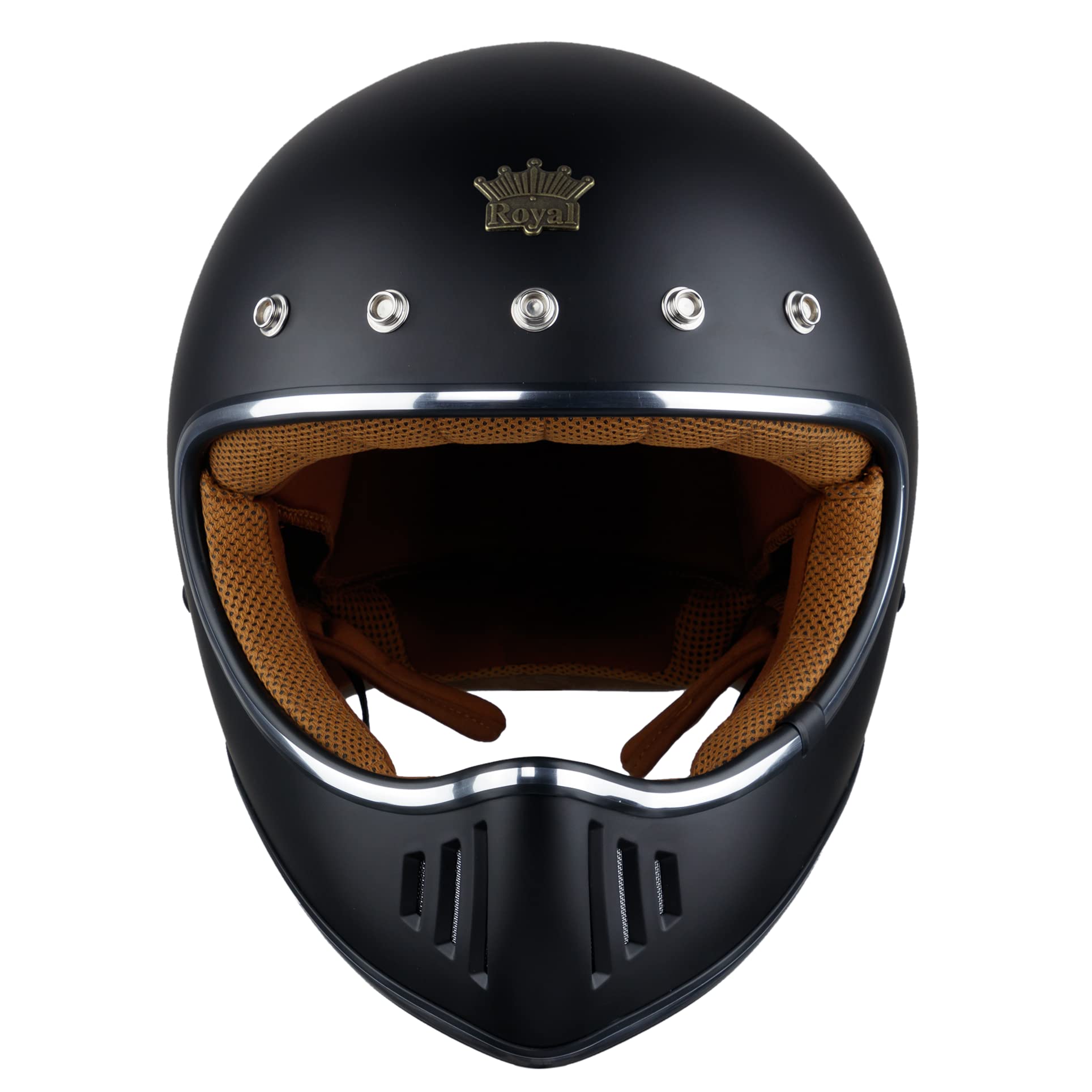 ROYAL M141 Full face Motorcycle Helmet - DOT Approved - Unisex, Classic ...