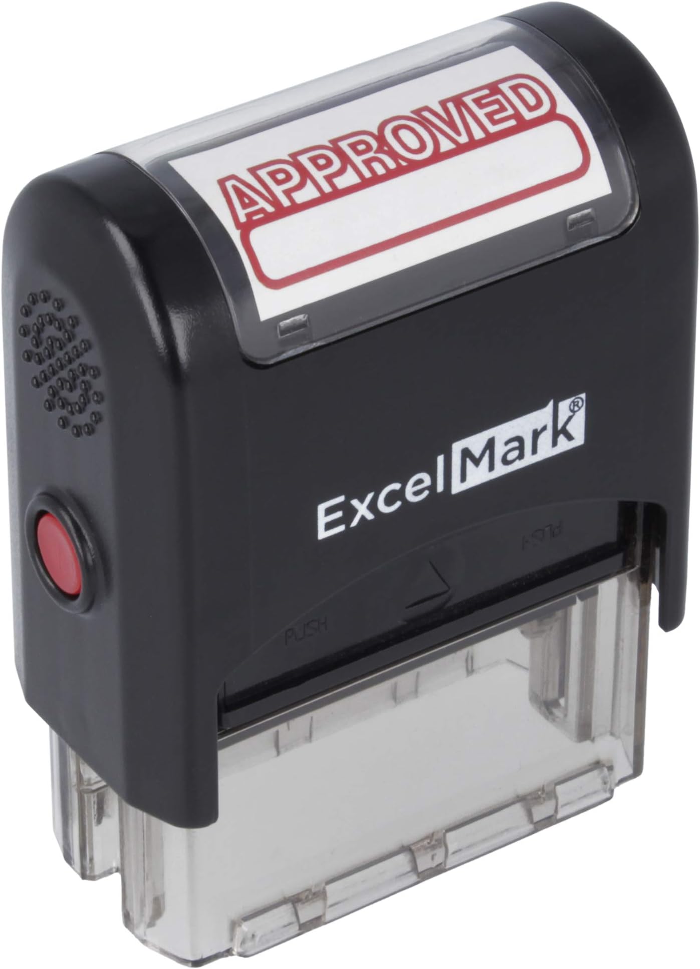 Amazon.com : APPROVED w/by Date Line Self-Inking Office Rubber Stamp ...