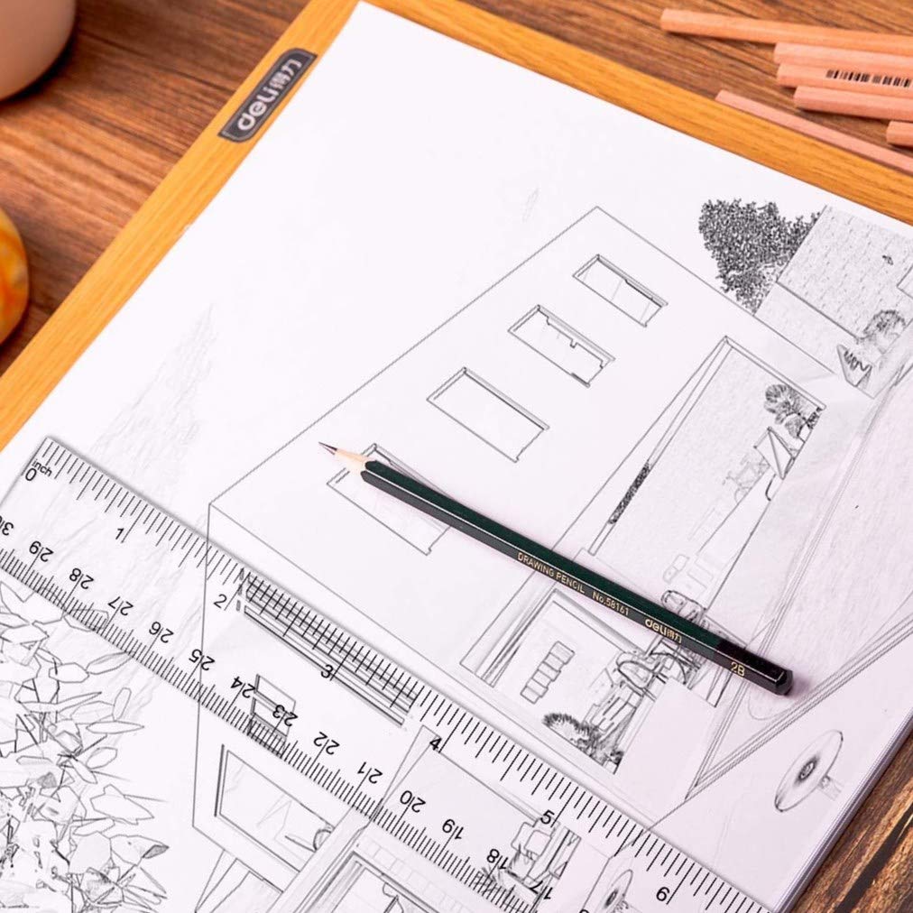 Snapklik.com : 60 Pack Clear Plastic Ruler, 12 Inch Standard/Metric ...