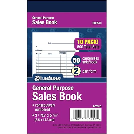 Amazon.com : Online Best Service 20 Pack Lot Sales Book Order Receipt ...