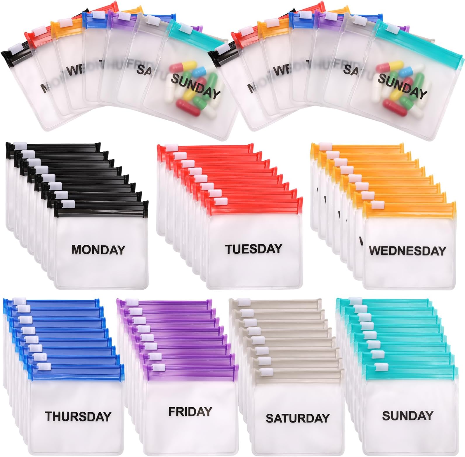 Amazon.com: CURRAVAX Pill Bags BPA Free Pack of 400 - BPA Free 3 x 2.75 ...