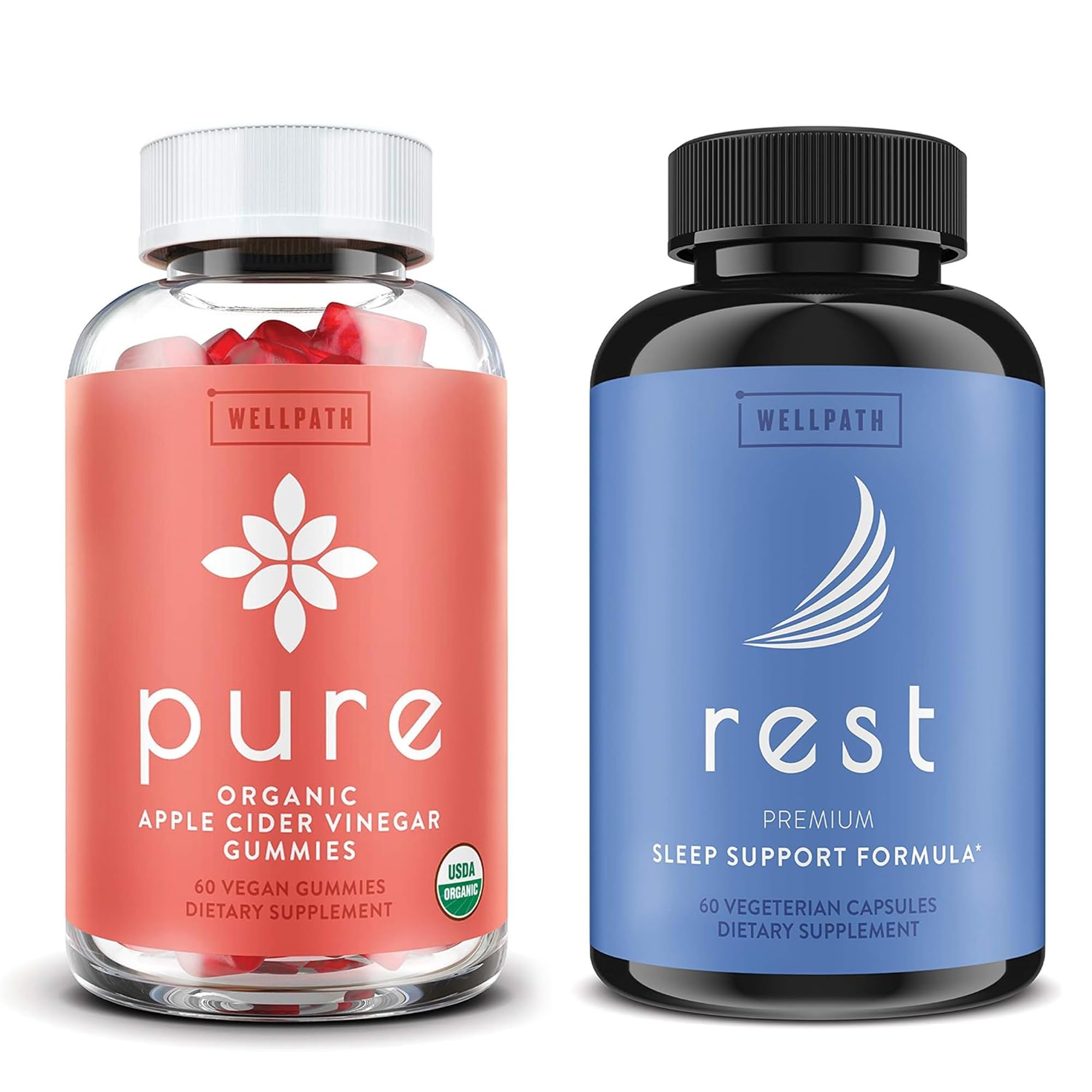 Amazon.com: WellPath Pure ACV Apple Cider Vinegar Gummies with The Mother and Rest Valerian Root ...