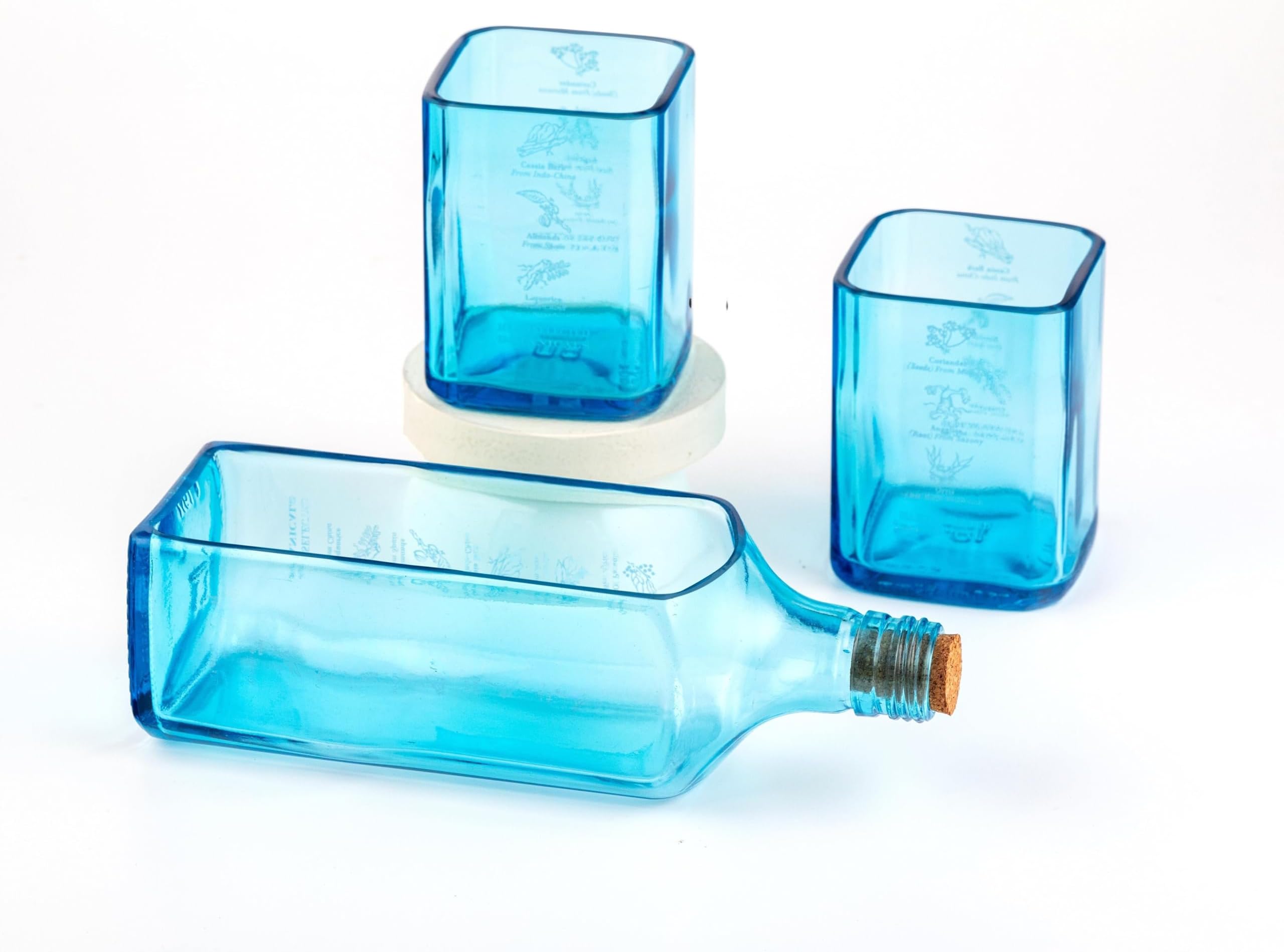 EXPENSIVE Bombay Sapphire Glasses, Bar Glasses (Pack Of 4), 350 ML ...
